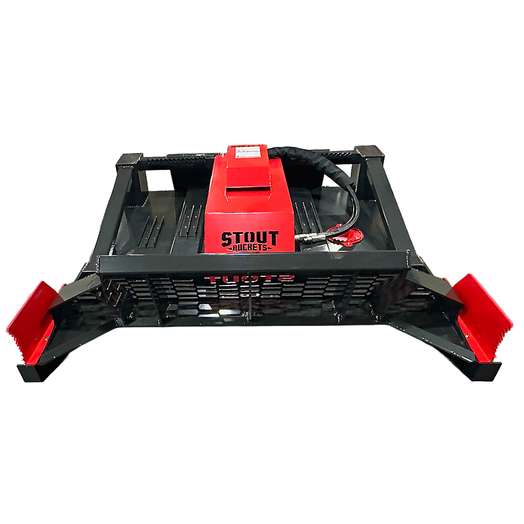 Stout TrailBoss 72" Brush Cutter with Skid Steer Quick Attach